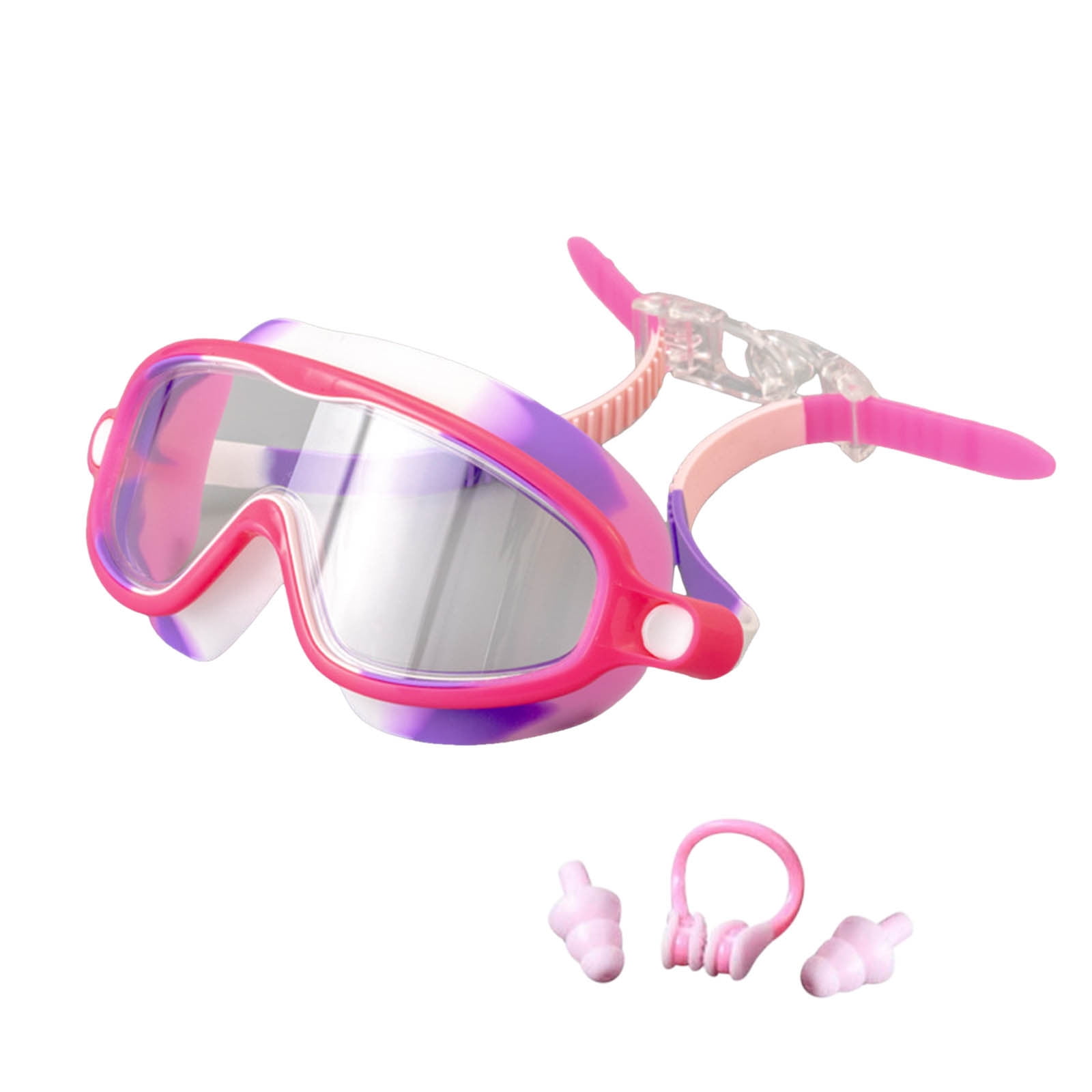 Swimming Goggles Set Swim Gear with Nose Clip and Earplugs for Children ...