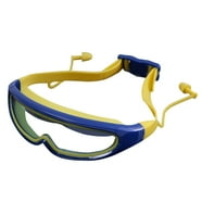 Frogglez Junior Children's Blue Frogz Swim Goggles with Fabric Strap ...