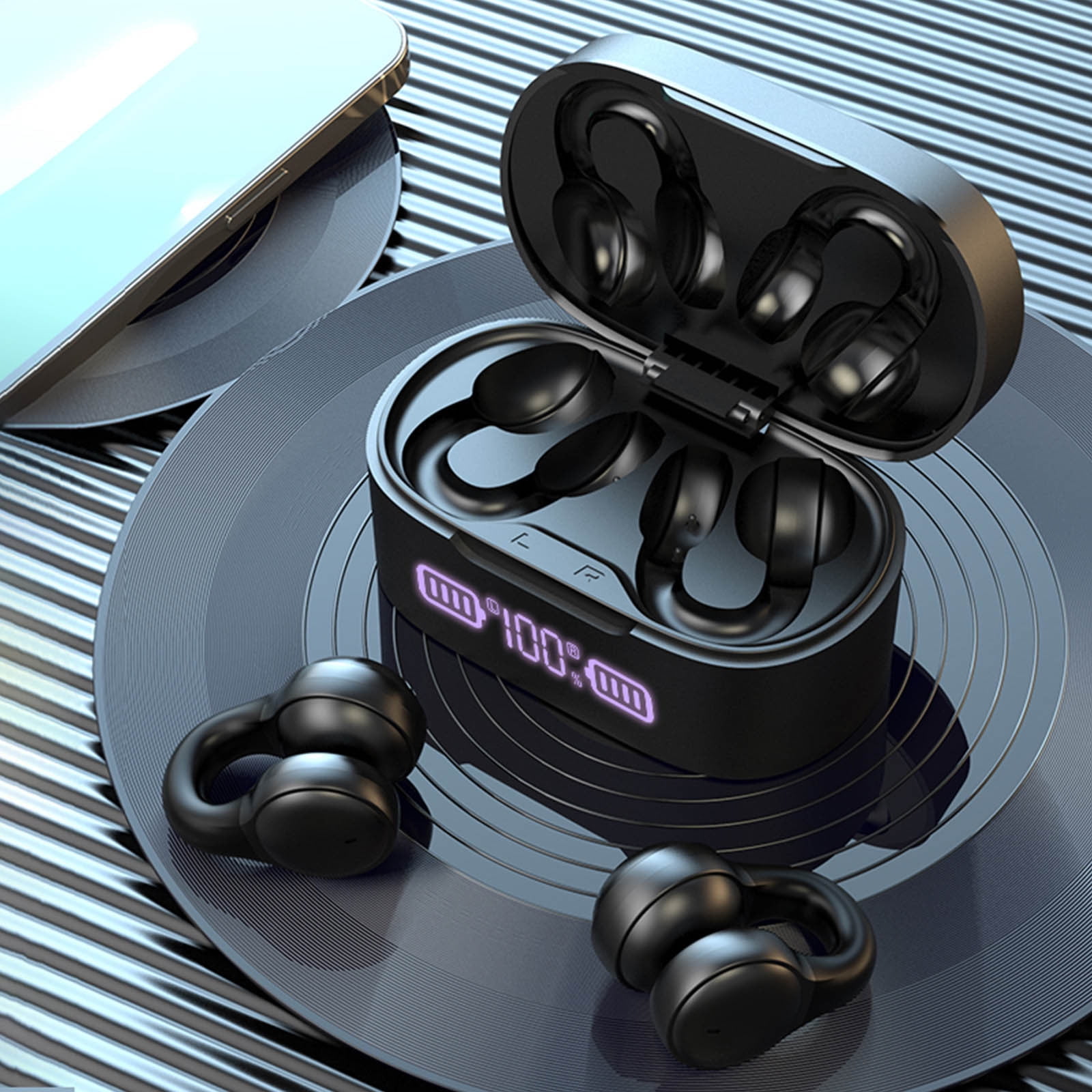Swimming Headphones Underwater, IP68 waterproof bone conduction ...