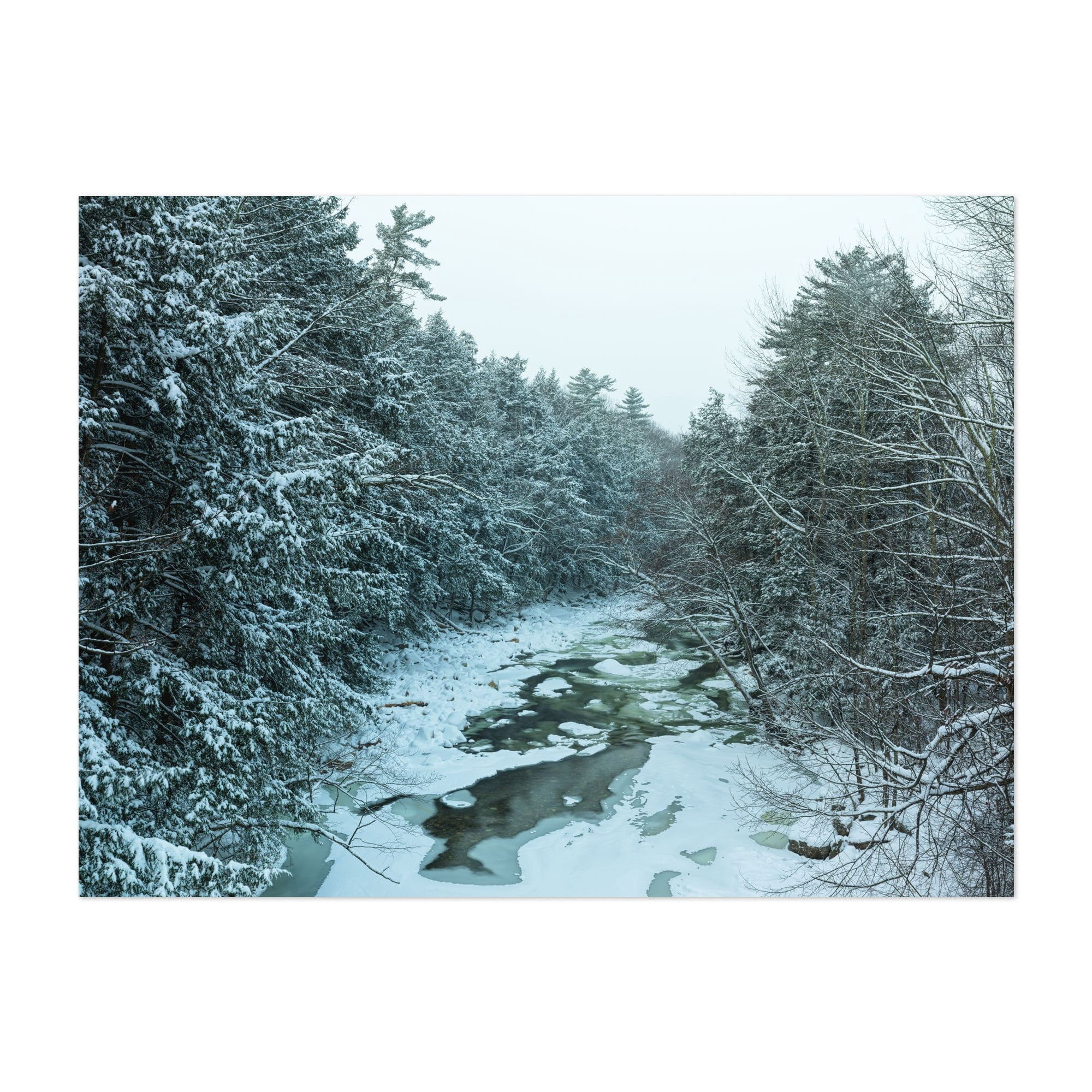 Swimming Hole January (I) - Middlebury Vermont Photography Winter Snow ...