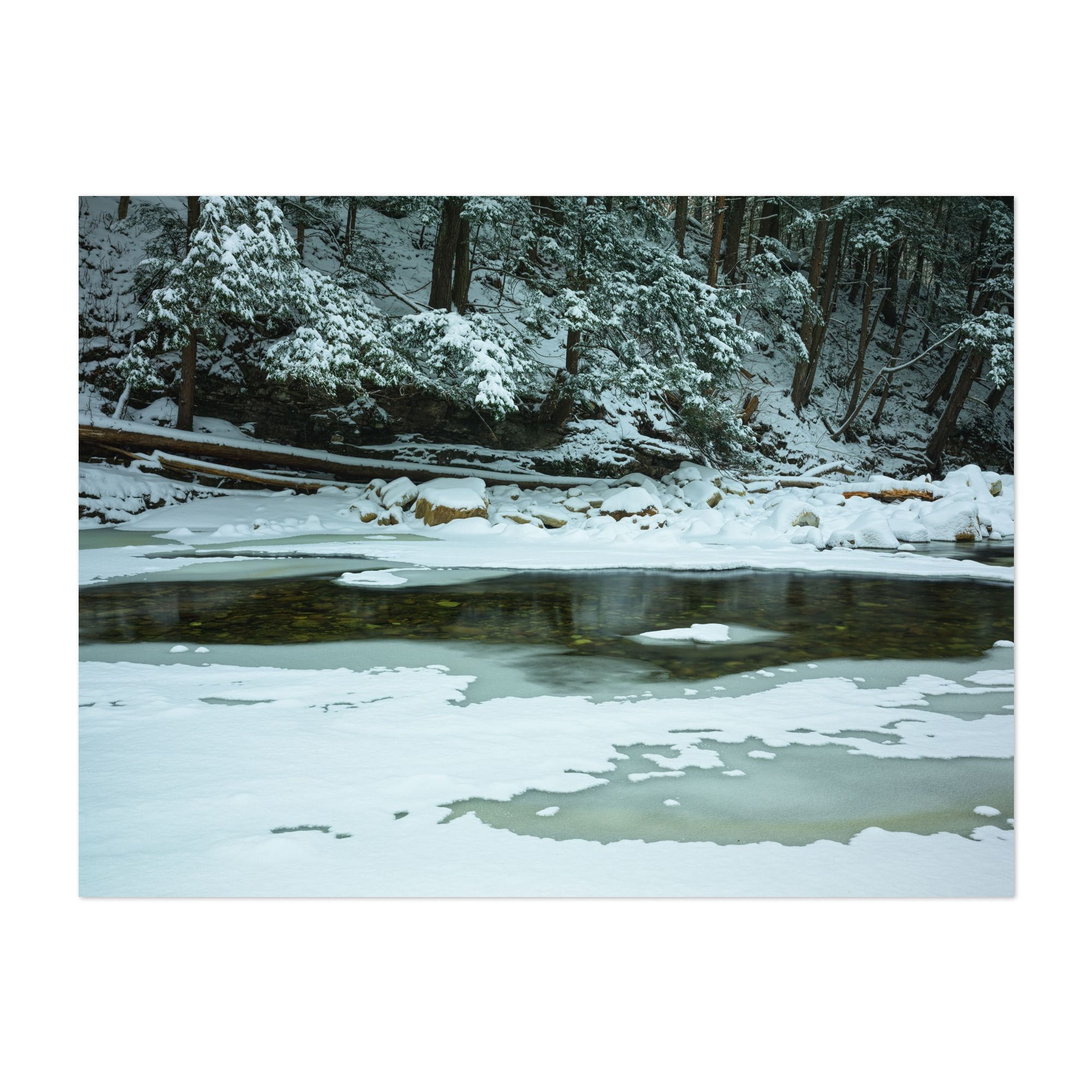 Swimming Hole January (III) - Middlebury Vermont Photography Winter ...