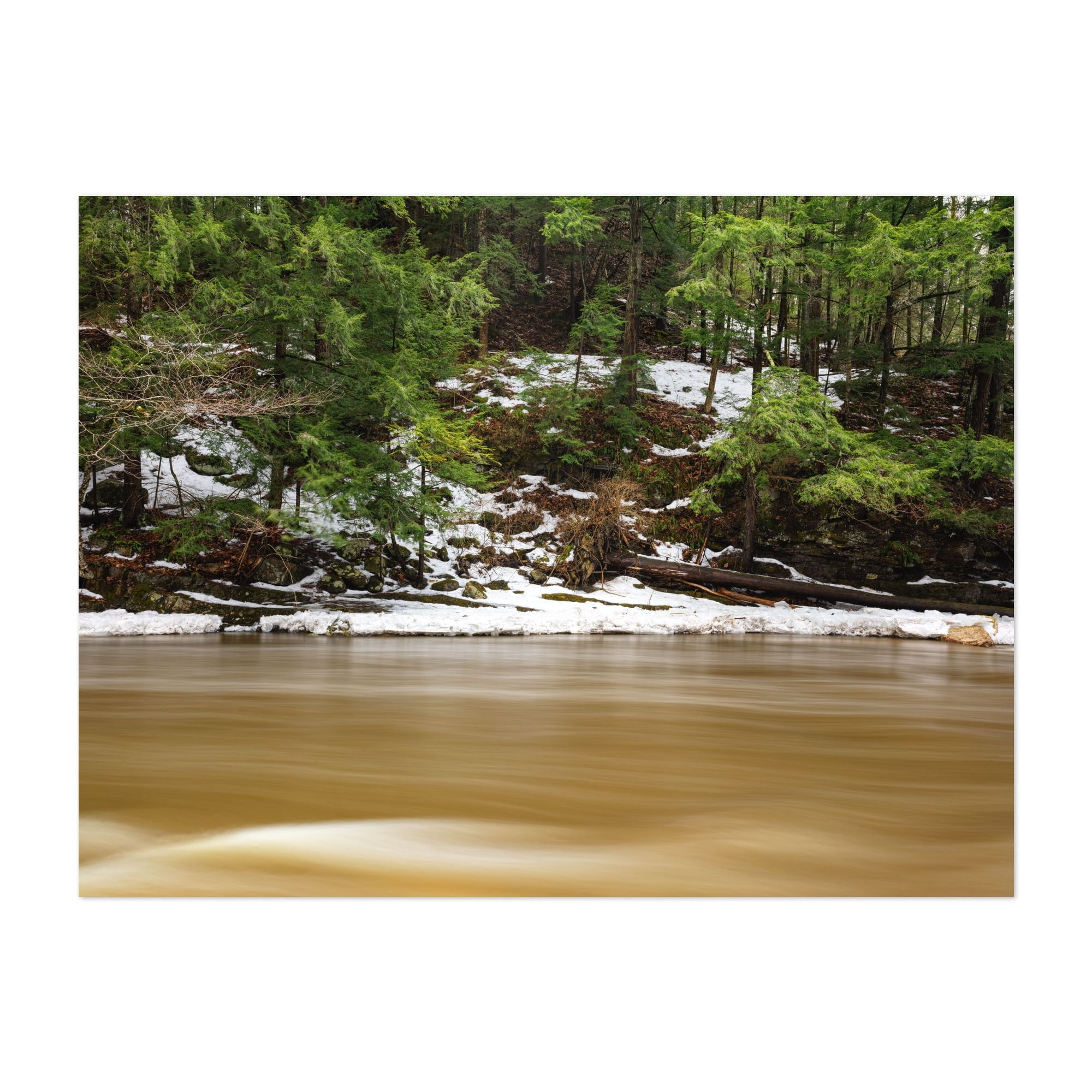 Swimming Hole March (I) - Middlebury Vermont Photography Winter Forest ...