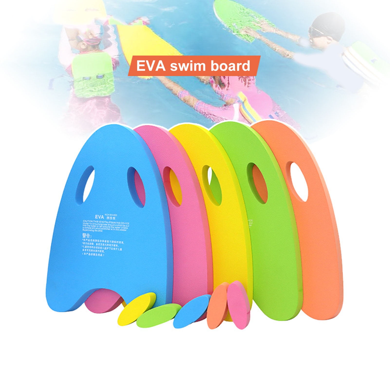Swimming Kickboard with Handle Easy Grip Anti-slip Float Kick Board ...