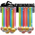 Swimming Medal Hanger Display Sports Medal Holder Over 60+ Medals Award ...