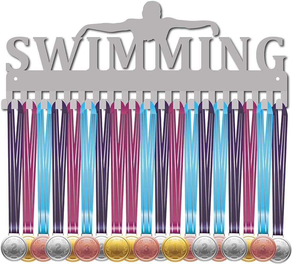 Swimming Medal Holder Swimmer Medals Hanger Sport Athlete Awards ...