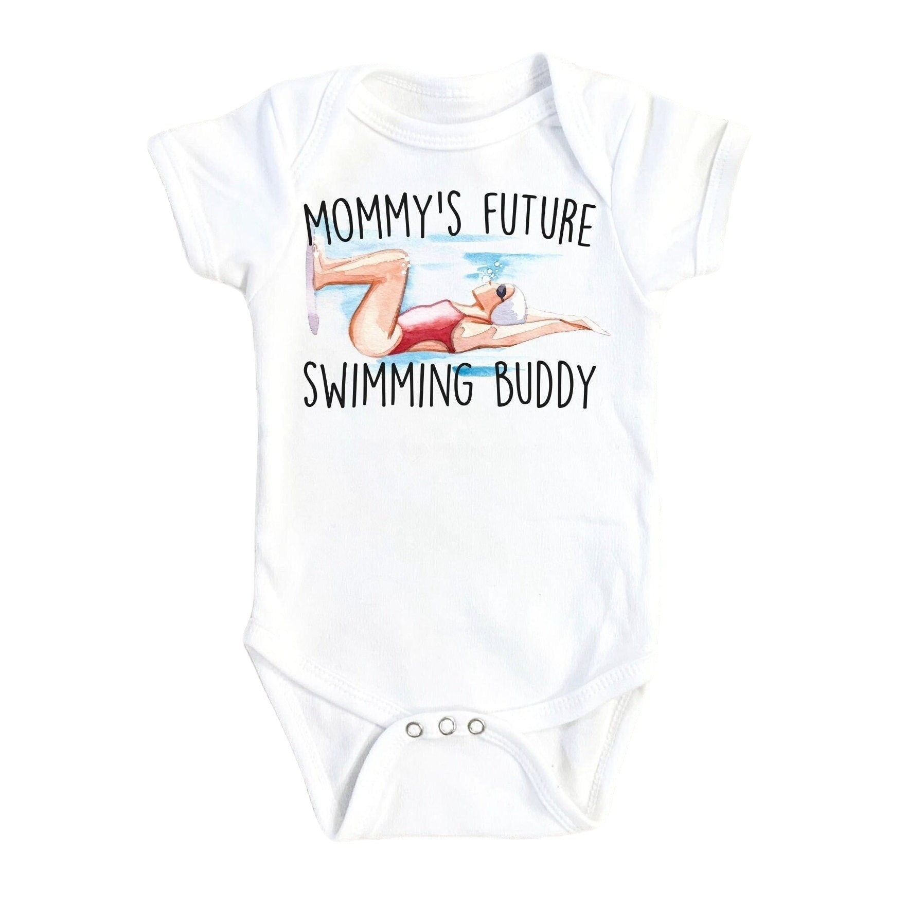 Swimming Mommy - Baby Boy Girl Clothes Infant Bodysuit Funny Cute Newborn - Walmart.com