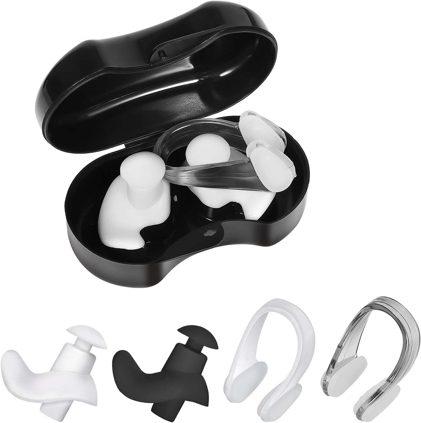 Swimming Nose Clips with Independent Box Package Waterproof Silica Gel ...