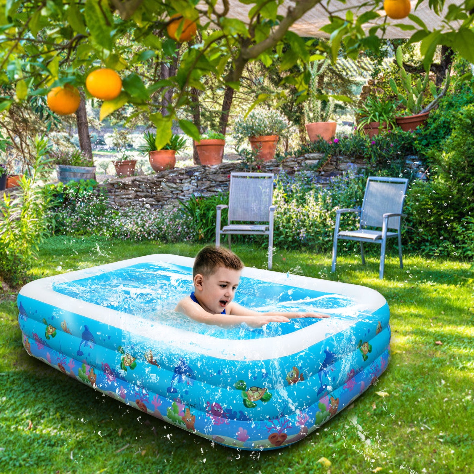 Swimming Pool Accessories, 3.05m Inflatable Swimming Pool Domestic ...