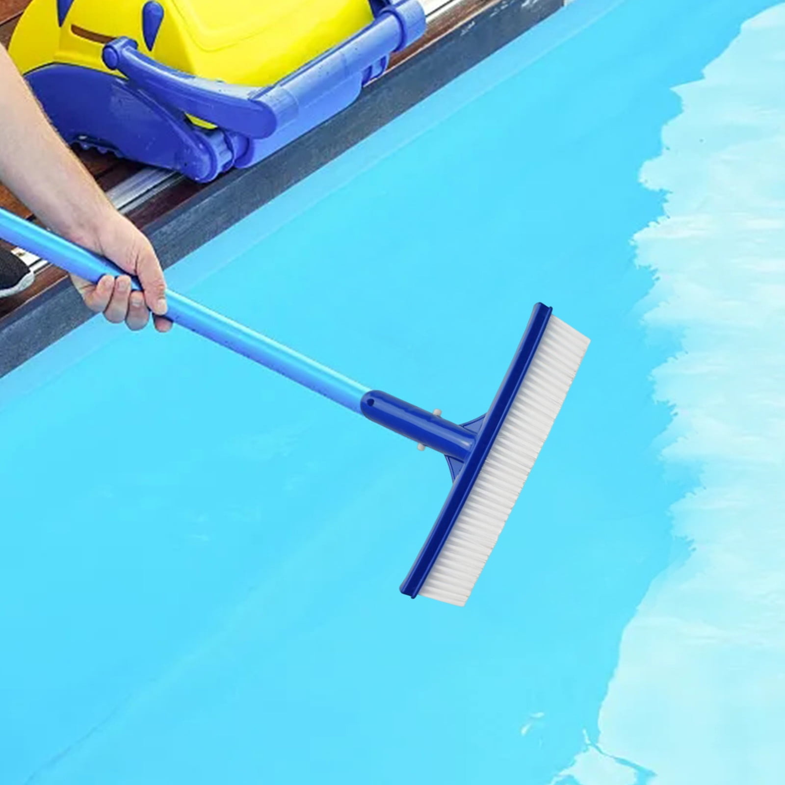 Swimming Pool Brush 10 Inch Heavy Duty Swimming Floor & Wall Pool Brush ...