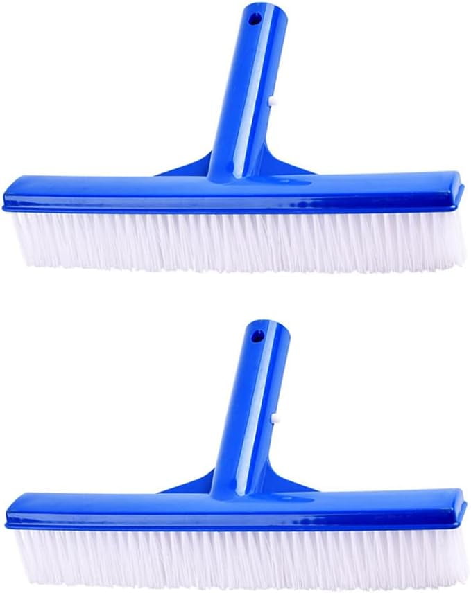 Swimming Pool Brush 2 Pieces Cleaning Brush Head Plastic Swimming Pool ...