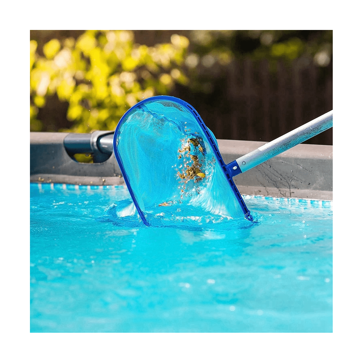 Swimming Pool Cleaning Net Professional Cleaner Tools Salvage Mesh Rake ...