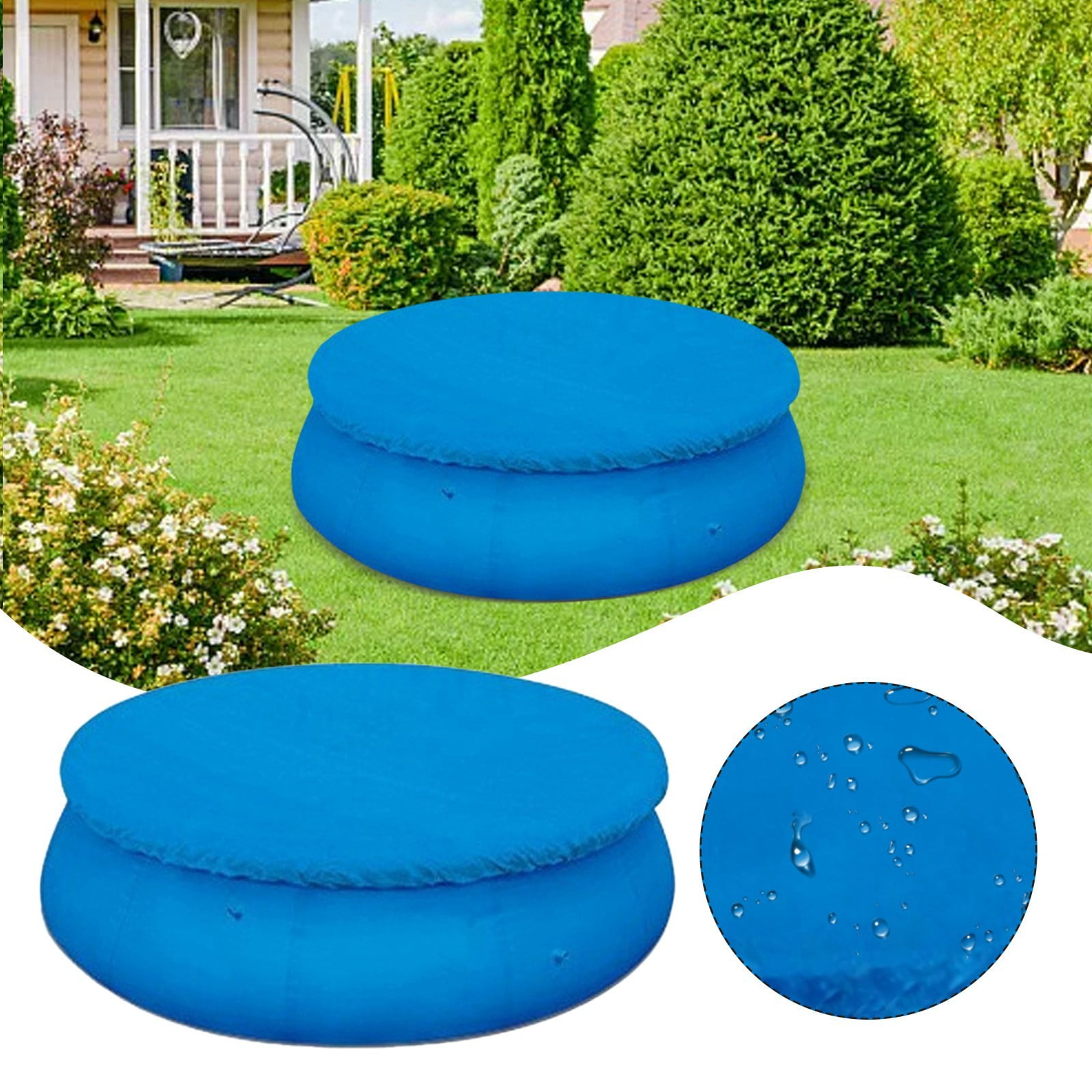 Swimming Pool Cover for Above Ground Pools - Round Pool Protector for ...