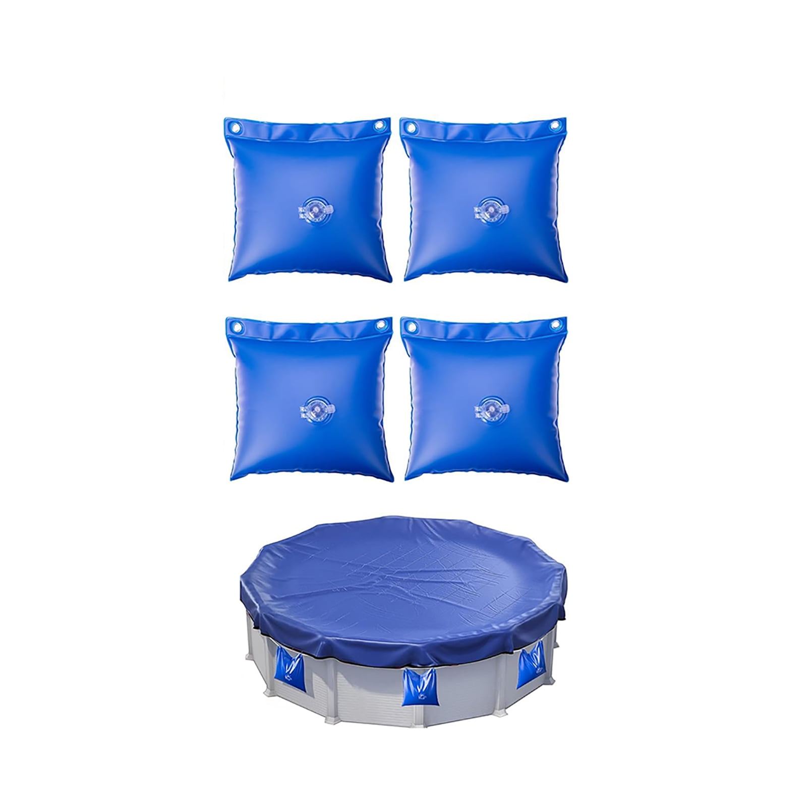 Swimming Pool Cover with Wide Leak-proof Valve Heavy Duty Leakproof ...