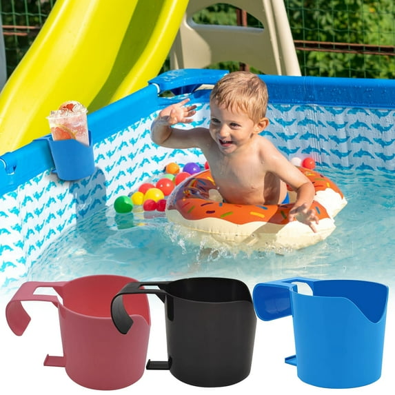 Swimming Pool Cup Holder Rack | ABS Plastic Storage Beverage Organizer ...