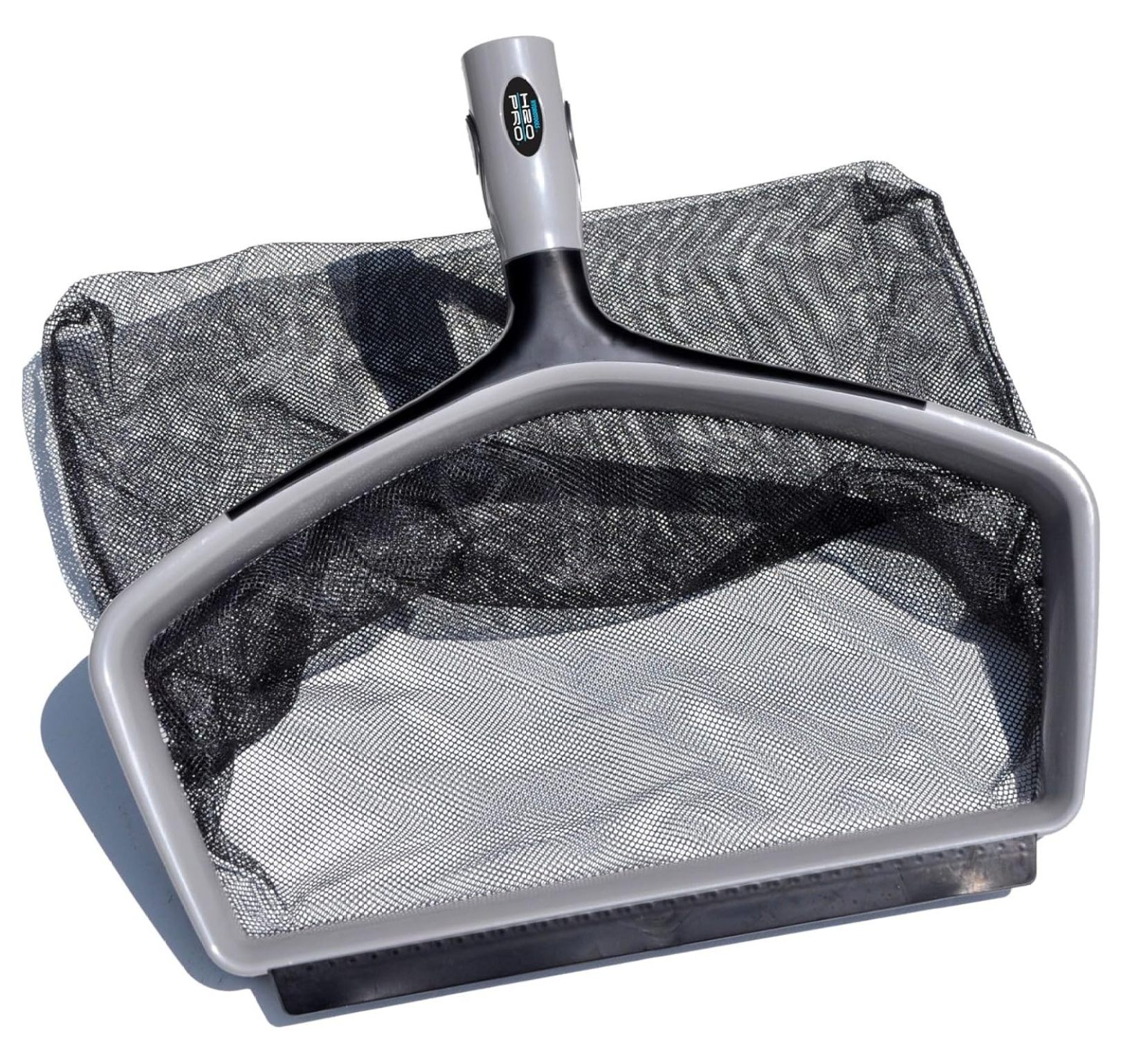 Swimming Pool Deep Bag Leaf Rake Skimmer Head - 17.5" - Gray and Black ...