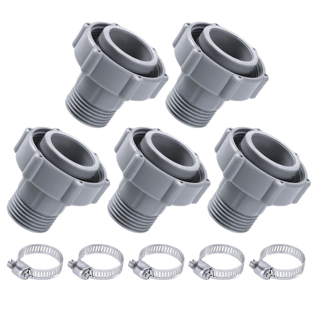 Swimming Pool Drain Plug Connector Hose Adapter with Clamp for Coleman ...