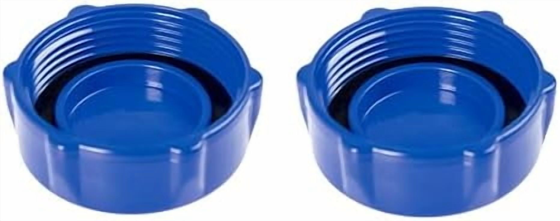 𝟐 𝐏𝐜𝐬 Swimming Pool Drain Valve Cap, Blue Plastic Drain Valve Cover ...