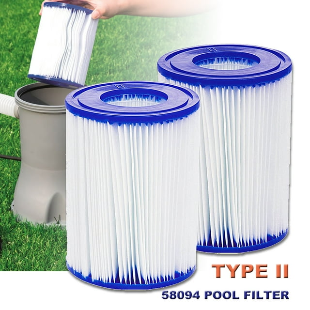 Swimming Pool Filter Cartridges Type II 58094 2pcs Pack Washable Filter ...