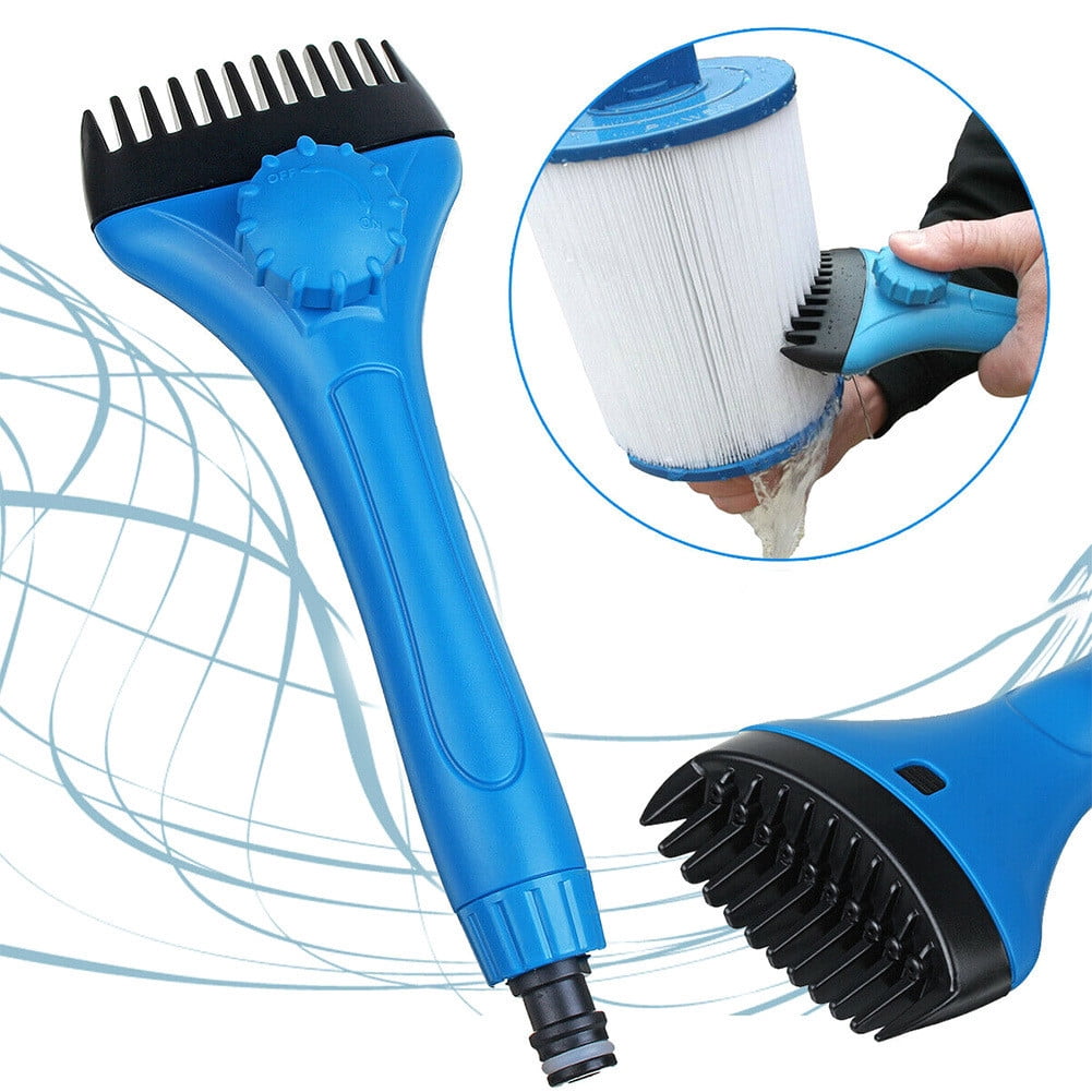 Swimming Pool Filter Cleaning Brush, Handheld Cartridge Rinser, Durable ...