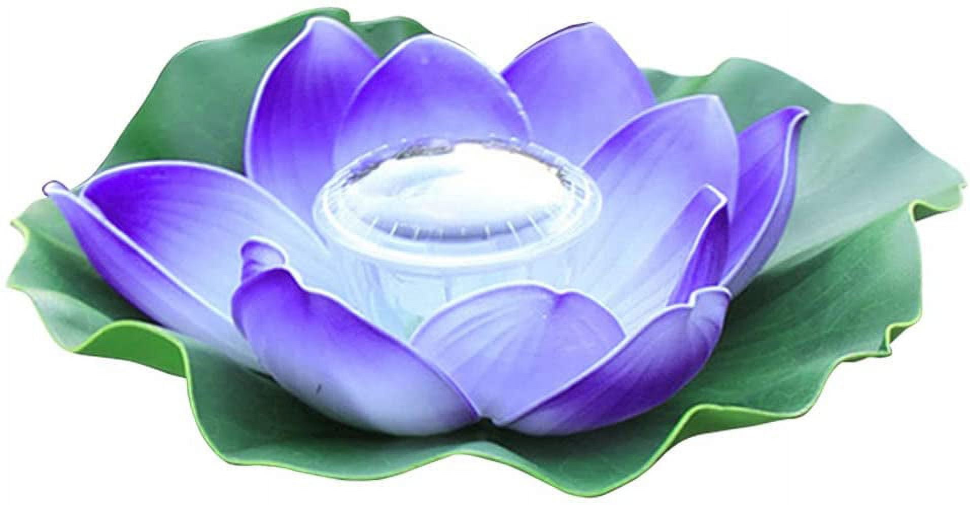 Swimming Pool Floating Lamp Solar Lotus Lights Waterproof LED Flower ...