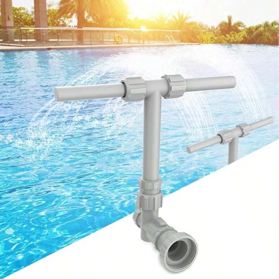 Swimming Pool Fountain, Swimming Pool Waterfall, Dual-Spray Swimming ...
