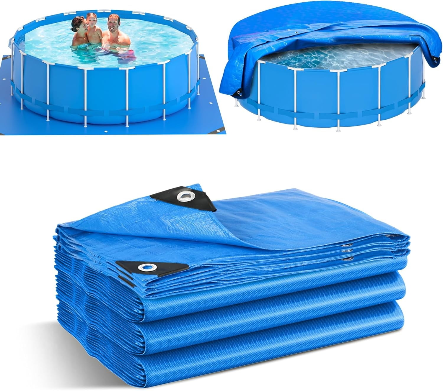 Swimming Pool Ground Cloth,Waterproof Square Swimming Pool Liner Pad ...