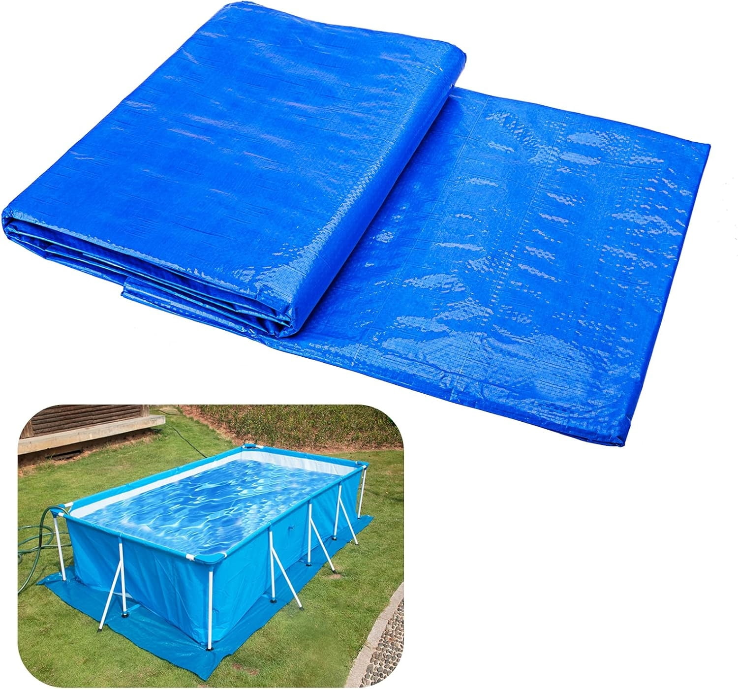 Swimming Pool Ground Cloth,Waterproof Square Swimming Pool Liner Pad ...