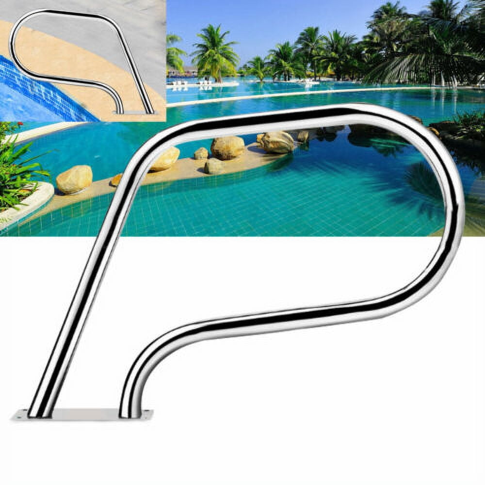 Swimming Pool Hand Rail Stainless Steel Ladder Step Handrail In ...