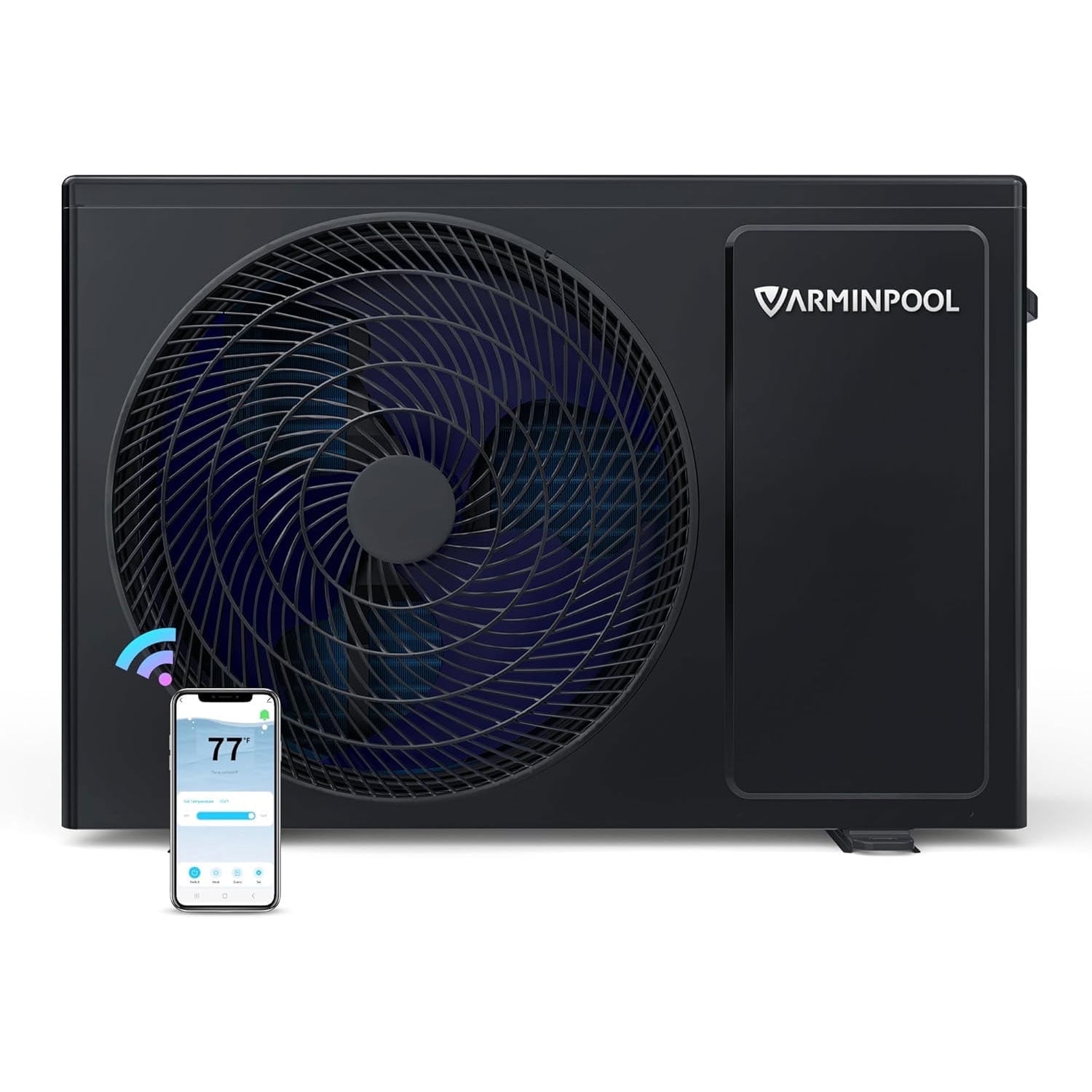 27000 BTU Above Ground Pool Heater Electric Pool Heater Heat Pump 120v ...