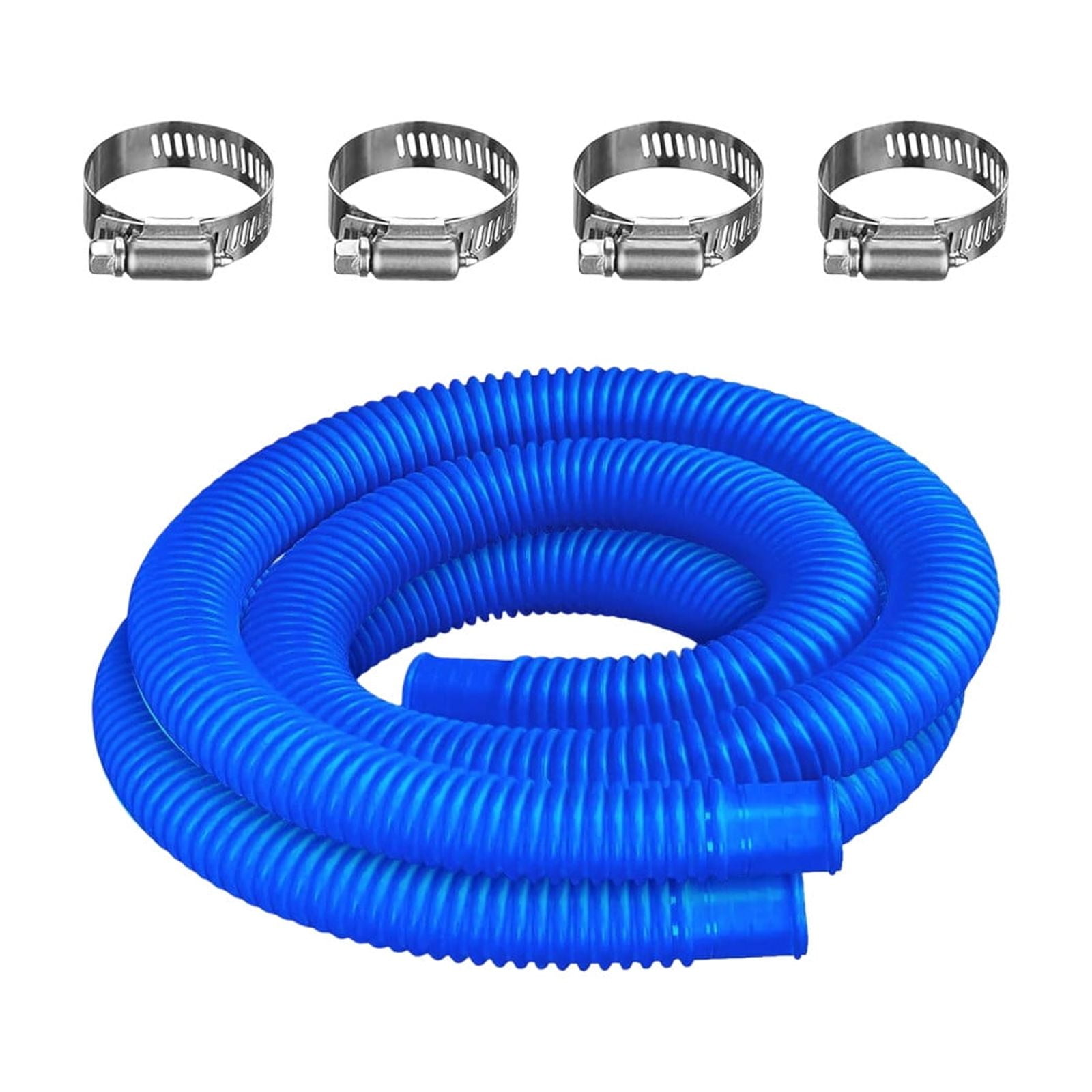 Swimming Pool Hose â Blue 59in Flexible Pipe for Water Circulation ...