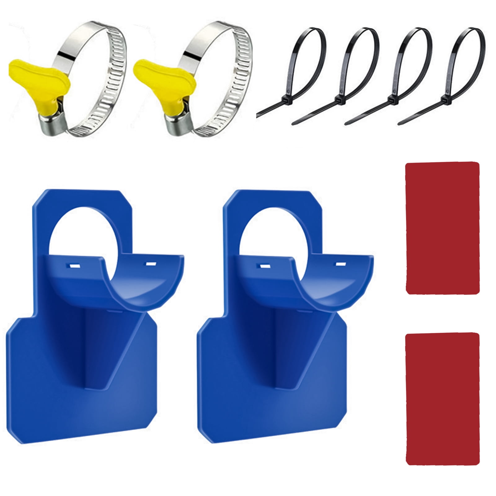 Swimming Pool Hose Support Brackets with Tape and Cable Tie, Steel Hose ...