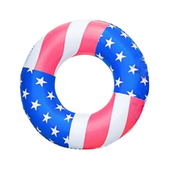 Swimming Pool Inflatable Float for Adults and | 31 Inch Flag Ring Swim ...