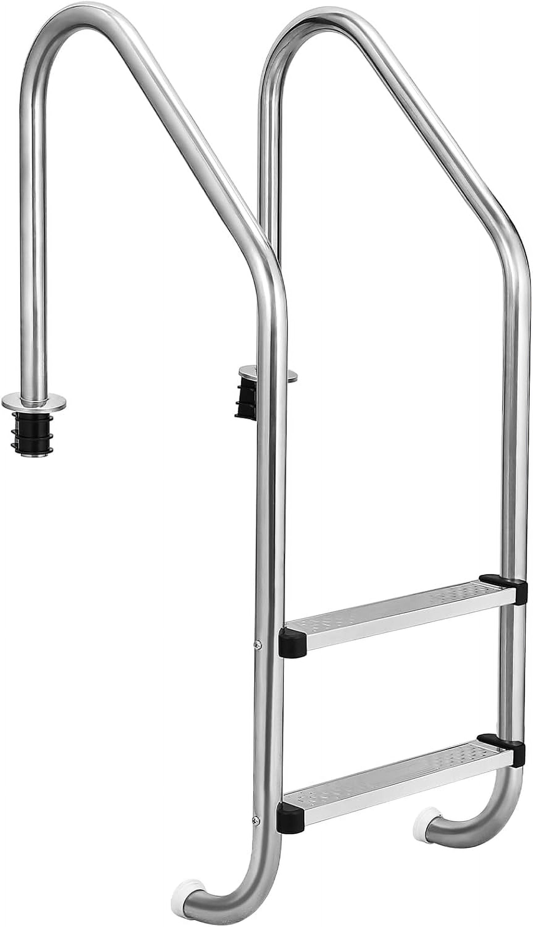 Swimming Pool Ladder, 2-Step Stainless Steel Pool Steps for Inground ...