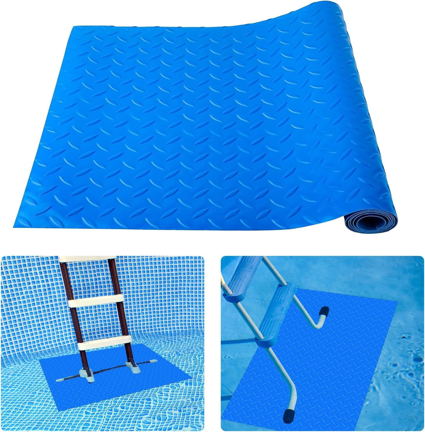 Swimming Pool Ladder Mat, Protective Non-Slip Swimming Pool Step Pad ...