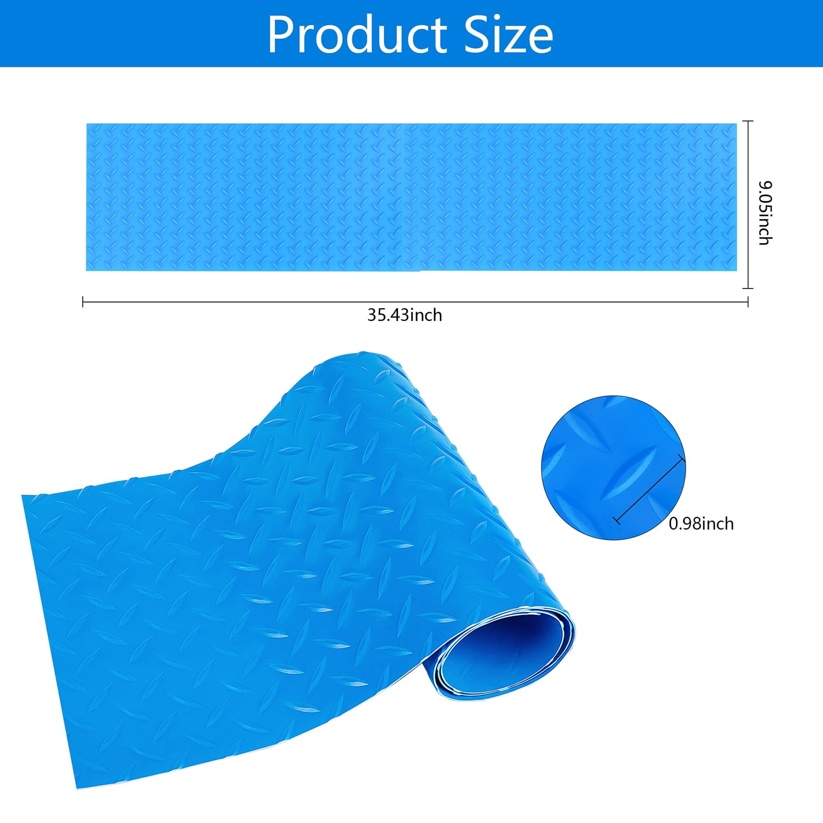 Swimming Pool Ladder Mat - Protective Pool Ladder Pad Step Mat with Non ...