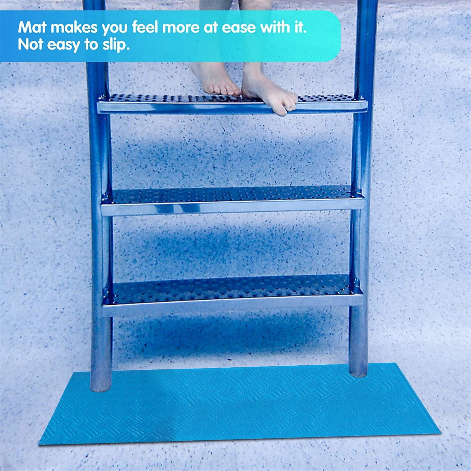Swimming Pool Ladder Mats for Enhanced and Comfort on Steps and ...