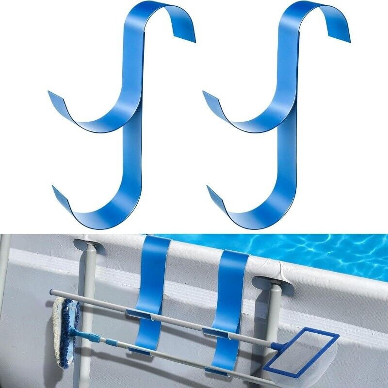 Swimming Pool Pole Hooks, Outdoor Swimming Pool Mop Hose Storage Hooks ...