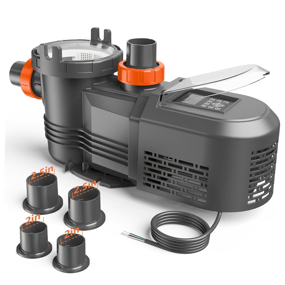 Swimming Pool Pump, 1.8 HP Variable Speed Pool Pump Inground, Powerful ...