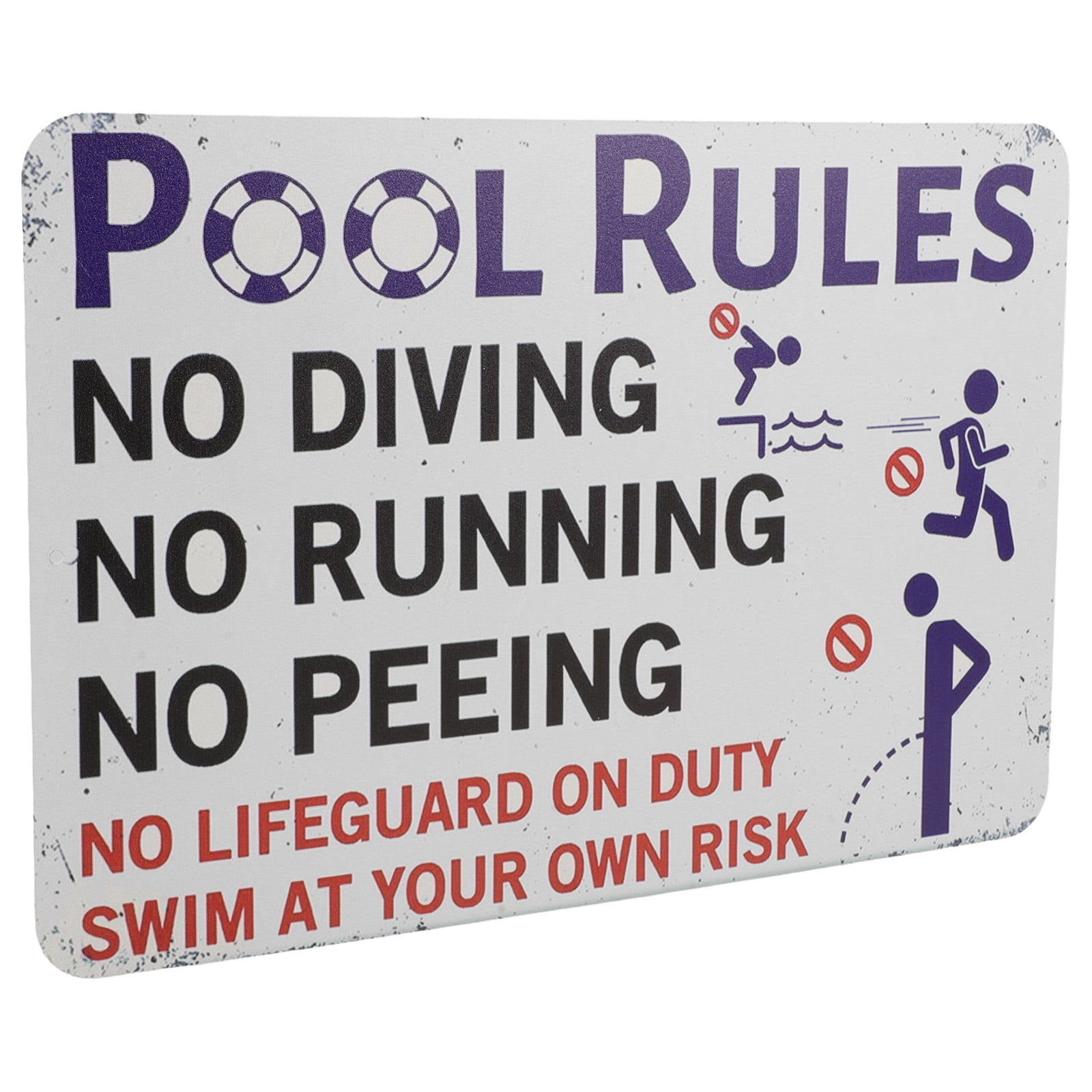 Swimming Pool Sign Swimming Pools Outdoor Pool Signs Pool Signs for ...