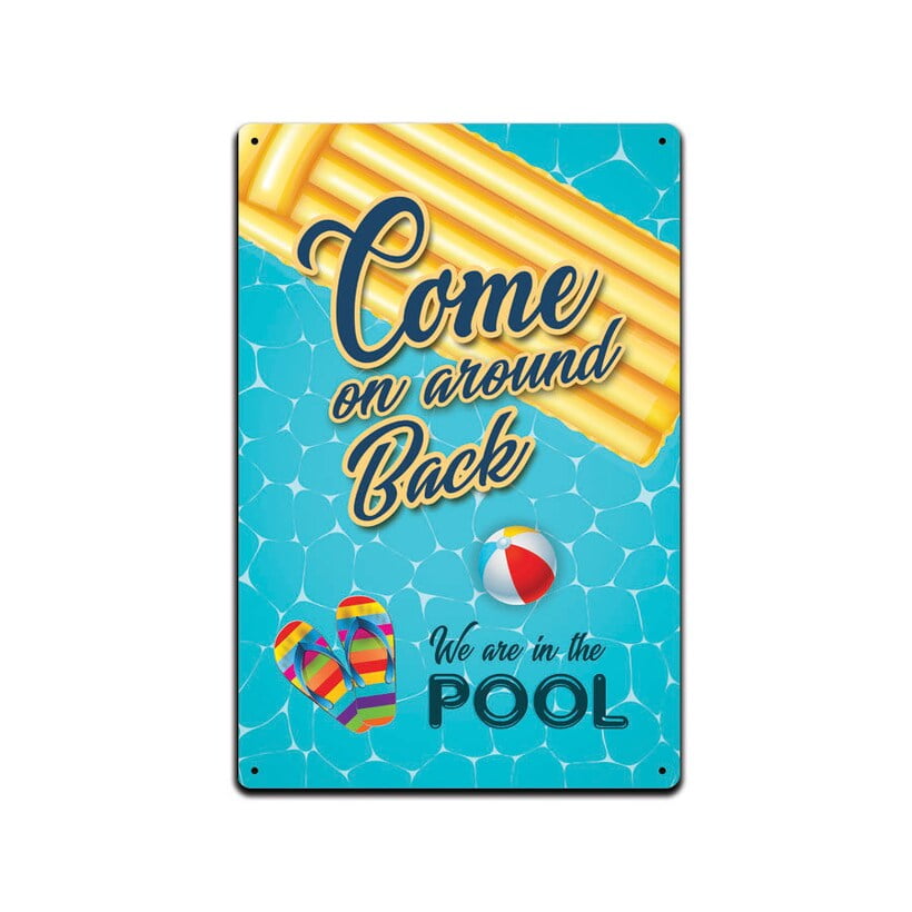 Swimming Pool Sign Wall Decor These are Perfect Signs for Backyard ...