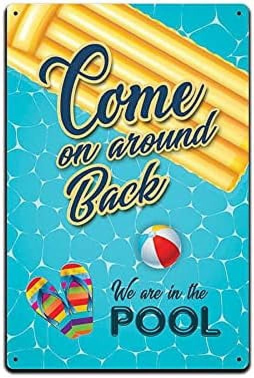 Swimming Pool Sign Wall Decor These are Perfect Signs for Backyard ...