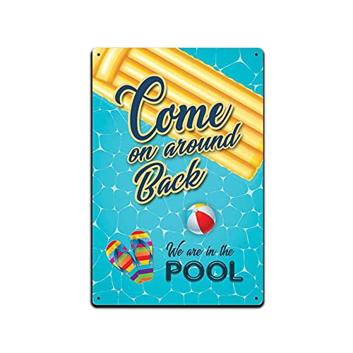 Swimming Pool Sign Wall Decor These are Perfect Signs for Backyard ...