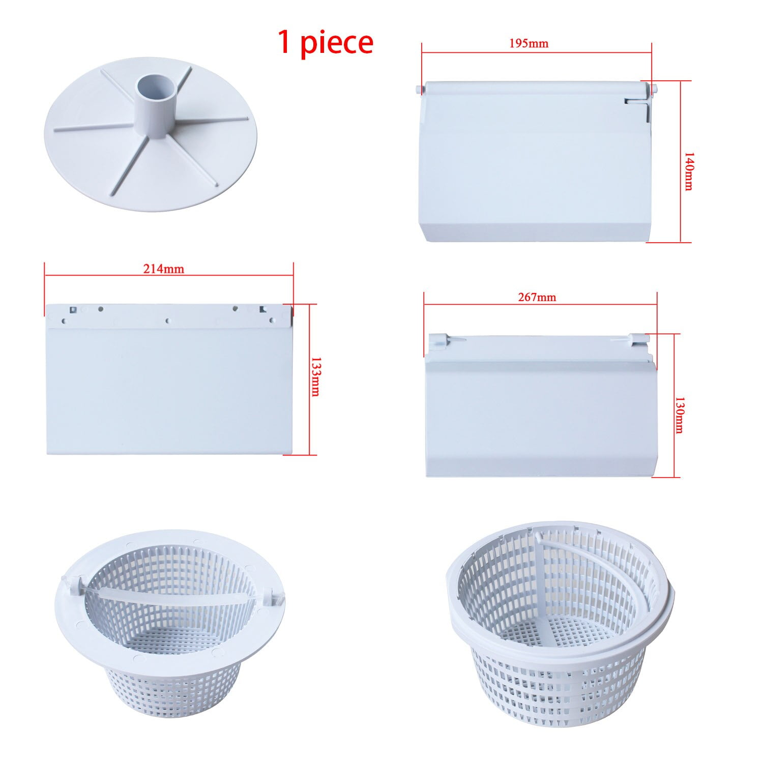 Swimming Pool Skimmer Accessories Vacuum Plate Adapter Swimming Pool ...