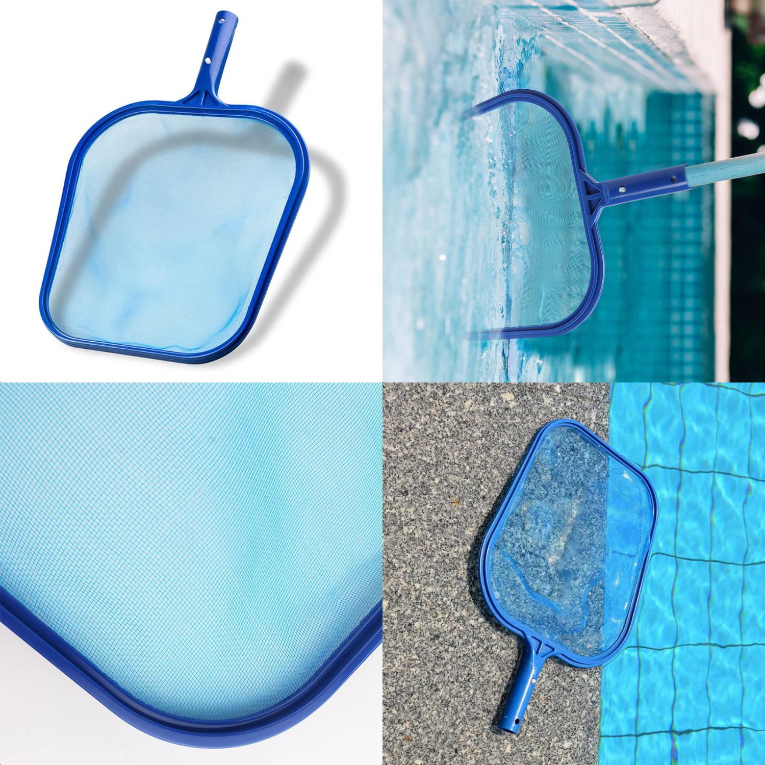 Swimming Pool Skimmer Net Rubbish Cleaning Rake Mesh Leaf Nets Deep Bag ...