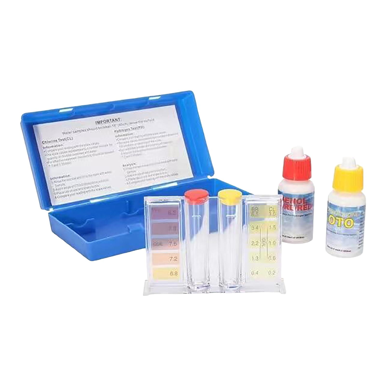 Swimming Pool & Spa Test Kit - Tests Water for pH, Chlorine, and ...