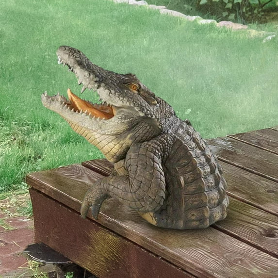 Swimming Pool Statues Animal Figurines Creative Ornament Craft ...