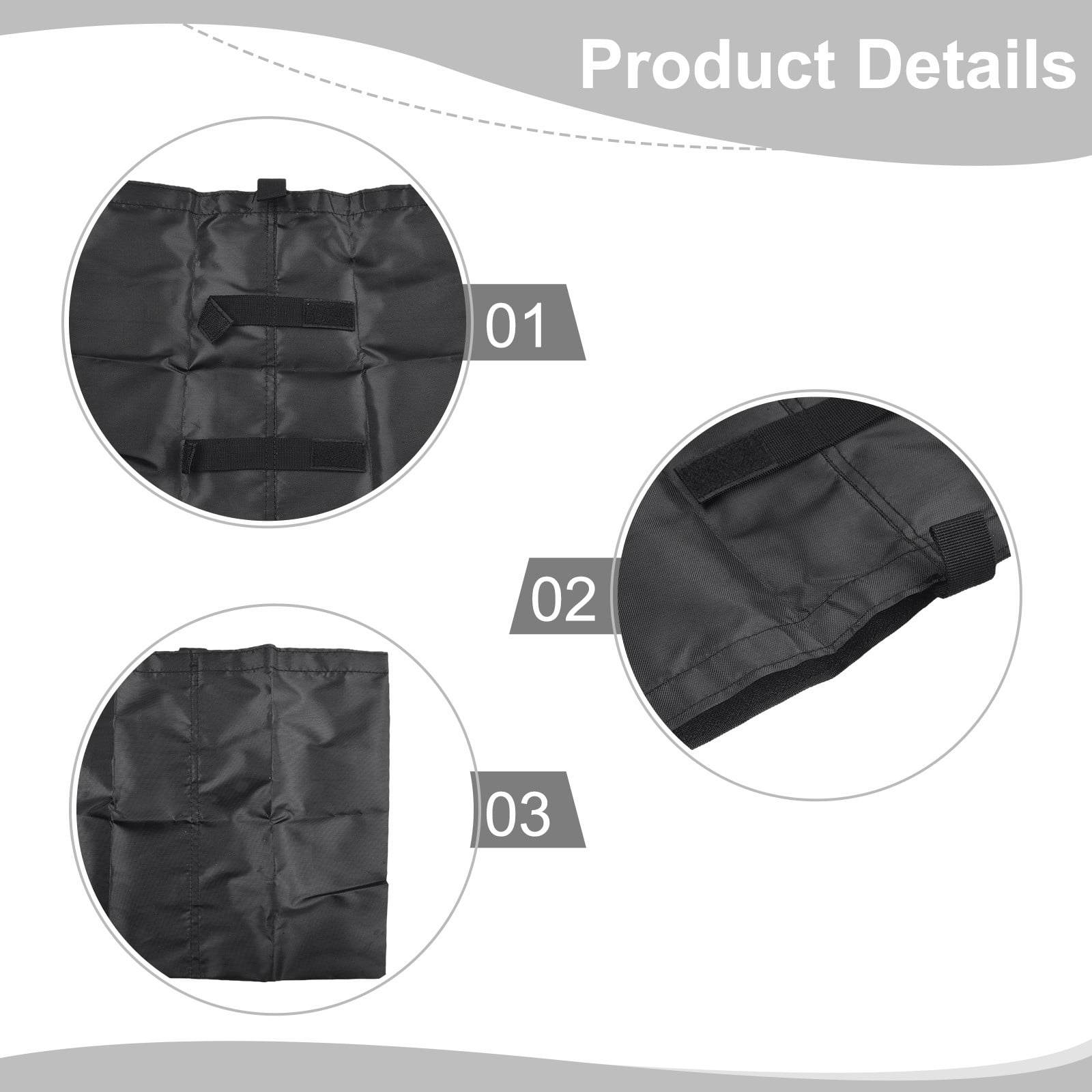 Swimming Pool Step Weights Bag Heavy Duty 420D Sand Bags for Above ...