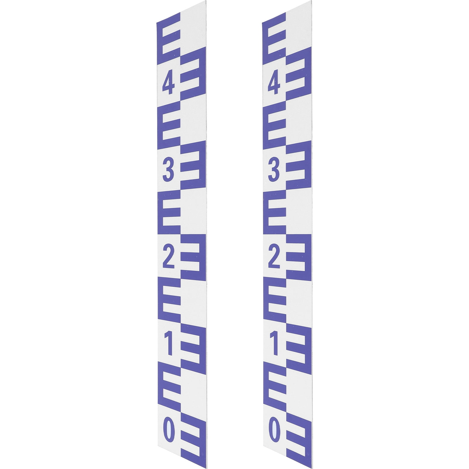 TABLZONE Water Level Gauge Self-Adhesive Blue Aluminium for Outdoor ...