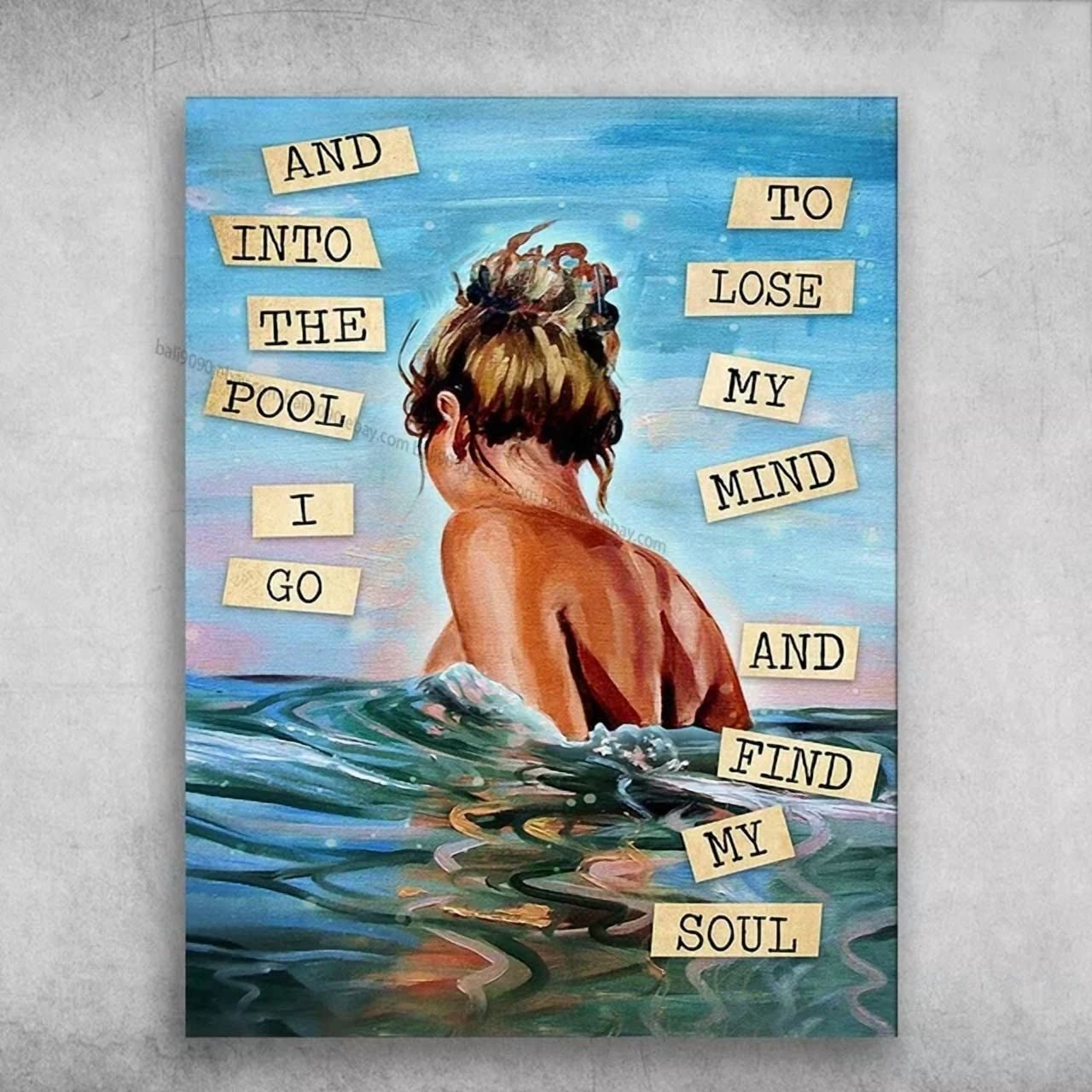 Swimming Pool Swimming Girl - And Into The Pool I Go To Lose My Mind ...