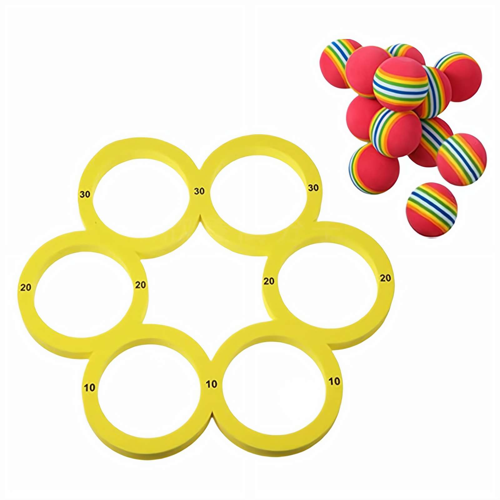 Swimming Pool Toys with 12 Balls, Pool Balls Games, Skimming Pieces ...